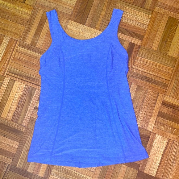 lululemon athletica | Tops | Vintage Purple Ruffle Lululemon Tank ...